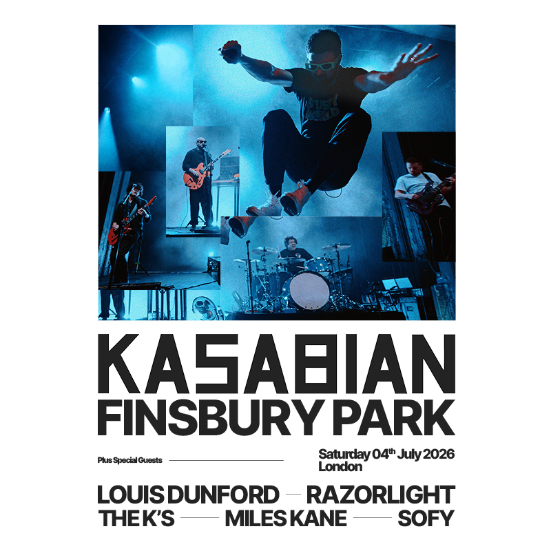 VIP Nation Europe: Finsbury Park: Kasabian 2026
